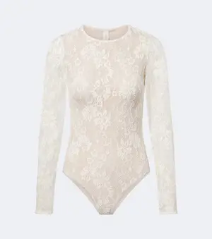 Zimmermann Lace Bodysuit - White
