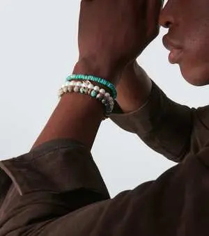 SYDNEY EVAN Set Of Three Gemstone Bracelets