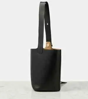 Loewe Pebble Medium Bucket Bag - Black
