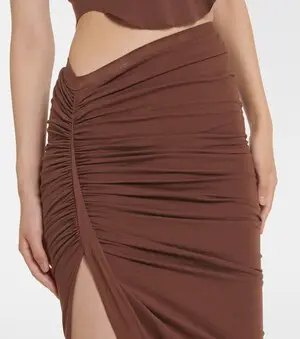 Rick Owens Edfu Maxi Skirt - Orange