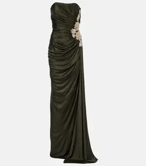 Costarellos Elettra Embellished Gown