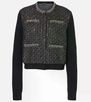 Giambattista Valli Sequined Wool Cardigan