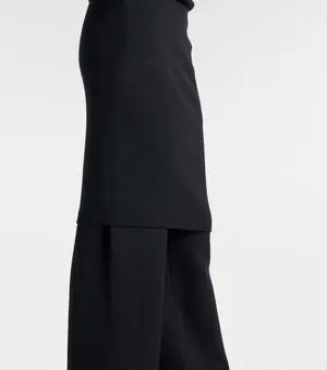 Alaïa Wool Knit Sweater - Black