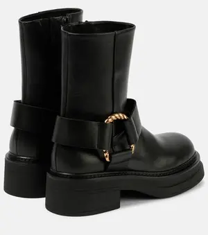 Dorothee Schumacher Leather Combat Boots