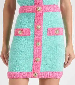 Balmain Knitted Miniskirt