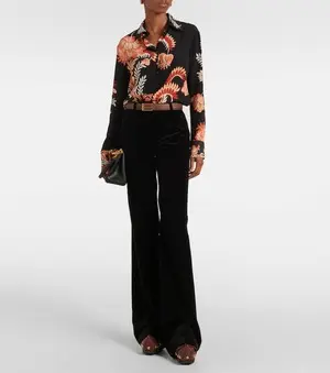 Etro Printed Silk Crêpe De Chine Blouse