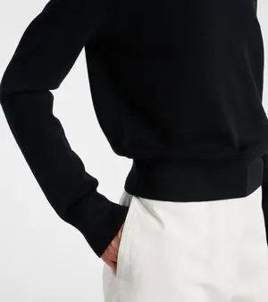 AMI Paris De Coeur Merino Wool Sweater