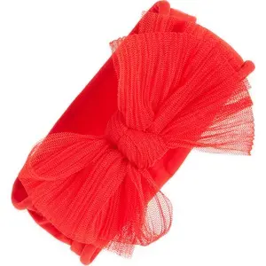 BABY BLING Tulle Fab Headband - Pleated Cherry