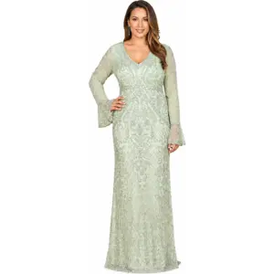 Bell Sleeves Evening Dresses
