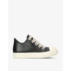 Rick Owens Jumbo Lace Low-top Leather Trainers