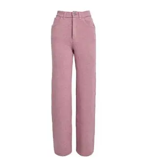 BARRIE Cashmere-cotton Trousers