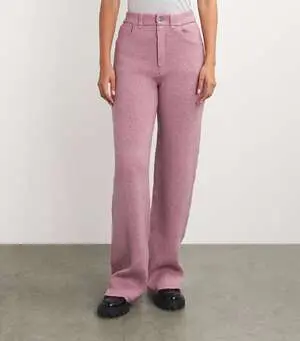 BARRIE Cashmere-cotton Trousers
