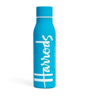 Harrods Logo Water Bottle - Blue