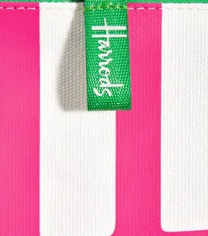Harrods Cotton Logo Pouch - Ivory