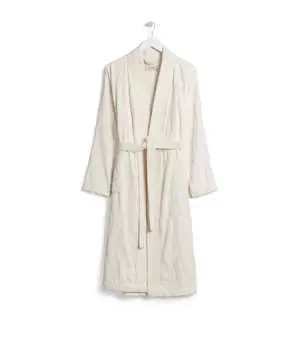 BAINA Organic Cotton Sulis Bathrobe - Ivory