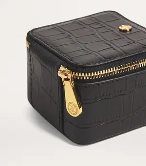 Harrods Small Leather Trinket Box