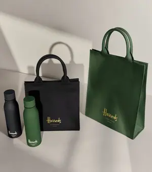 Harrods Logo Water Bottle - Green