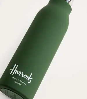 Harrods Logo Water Bottle - Green