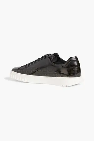 FERRAGAMO Cube Logo-print Sneakers