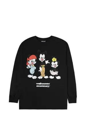 THE HUNDREDS X Anamaniacs Character Long Sleeve T-shirt