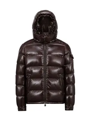 Moncler Maya Puffer Jacket Dark Brown