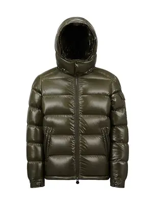 Moncler Maya Puffer Jacket Olive Green