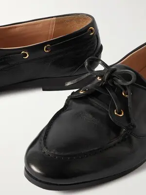 Bally Pathy Leather Boat Shoes