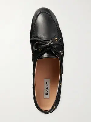 Bally Pathy Leather Boat Shoes