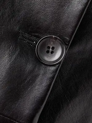 Bally Leather Blazer