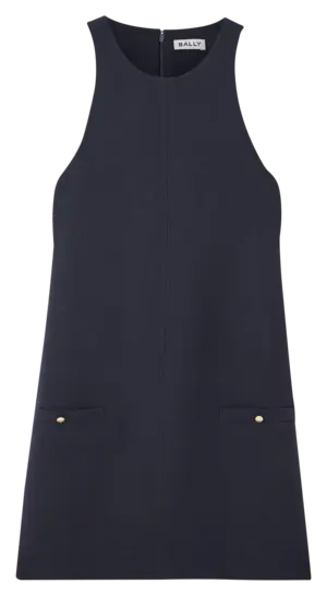 Bally Wool-tweed Mini Shift Dress