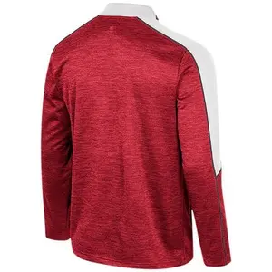COLOSSEUM Arkansas Razorbacks Marled Half-zip Jacket