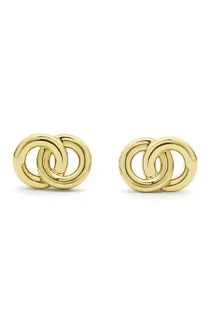 Lagos Interlocking Circle Stud Earrings