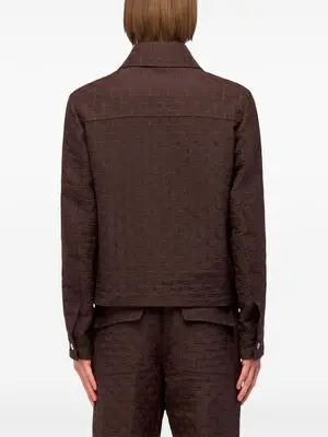 FERRAGAMO Monogram-pattern Jacket