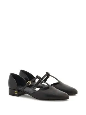 FERRAGAMO T-strap Ballet Pumps
