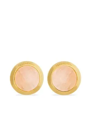 FERRAGAMO Stone Stud Earrings - Pink
