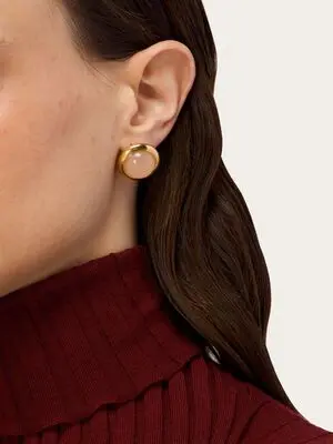 FERRAGAMO Stone Stud Earrings