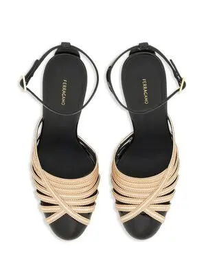 FERRAGAMO 95mm Strappy Pumps