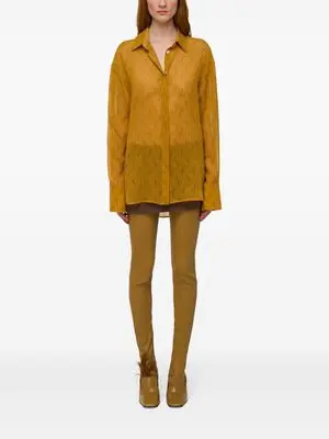 FERRAGAMO Gancini Shirt - Yellow