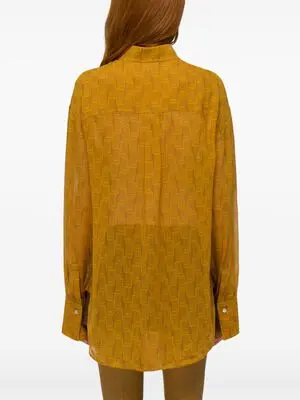 FERRAGAMO Gancini Shirt - Yellow