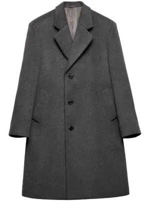 Prada Notched Lapel Outerwear For Men