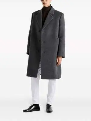 Prada Single-breasted Wool Coat