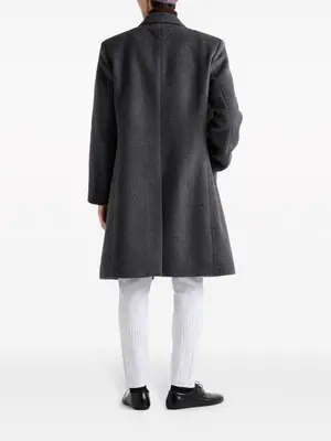 Prada Single-breasted Wool Coat
