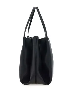 FERRAGAMO Large Leather Tote Bag - Black