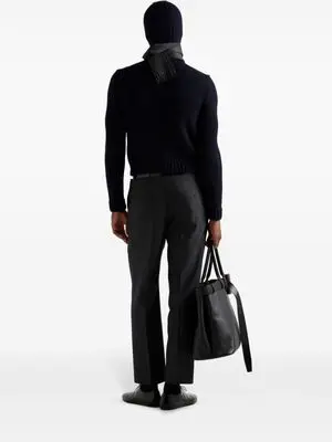 Prada Hooded Wool Jumper