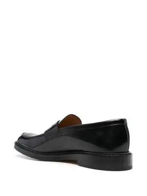 DOUCAL'S Horse Penny Loafers - Black