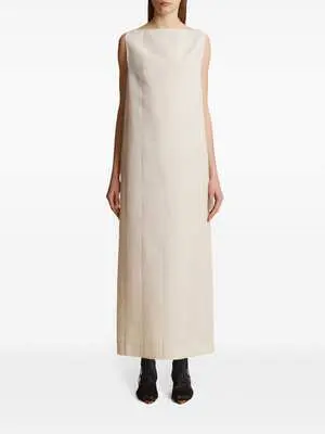 Khaite Boat-neck Cotton Dress