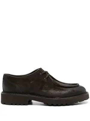 DOUCAL'S Distressed Derby Shoes