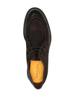 DOUCAL'S Distressed Derby Shoes