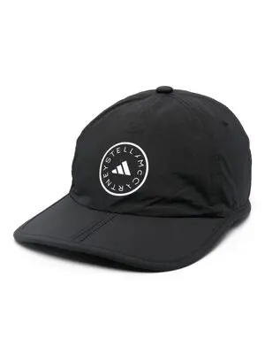 Adidas By Stella McCartney Logo-print Cap - Black