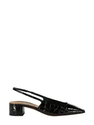 Aquazzura Croc Effect Shoes For Women